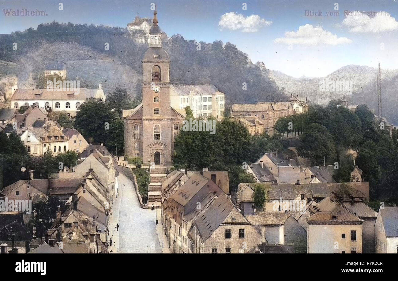 Churches in Waldheim, Buildings in Waldheim, 1914, Landkreis ...