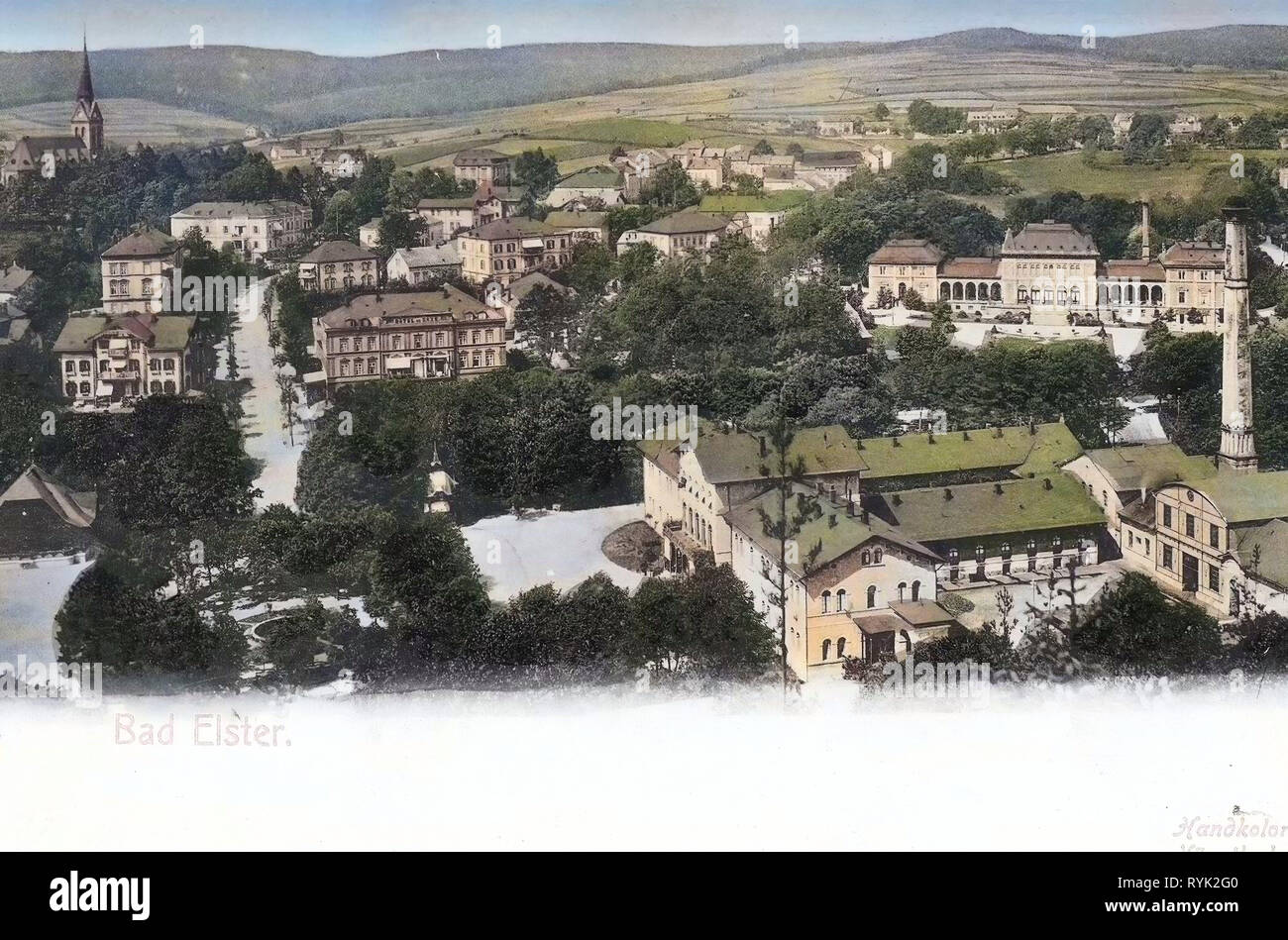 Views of Bad Elster, 1901, Vogtlandkreis, Bad Elster, Germany Stock ...