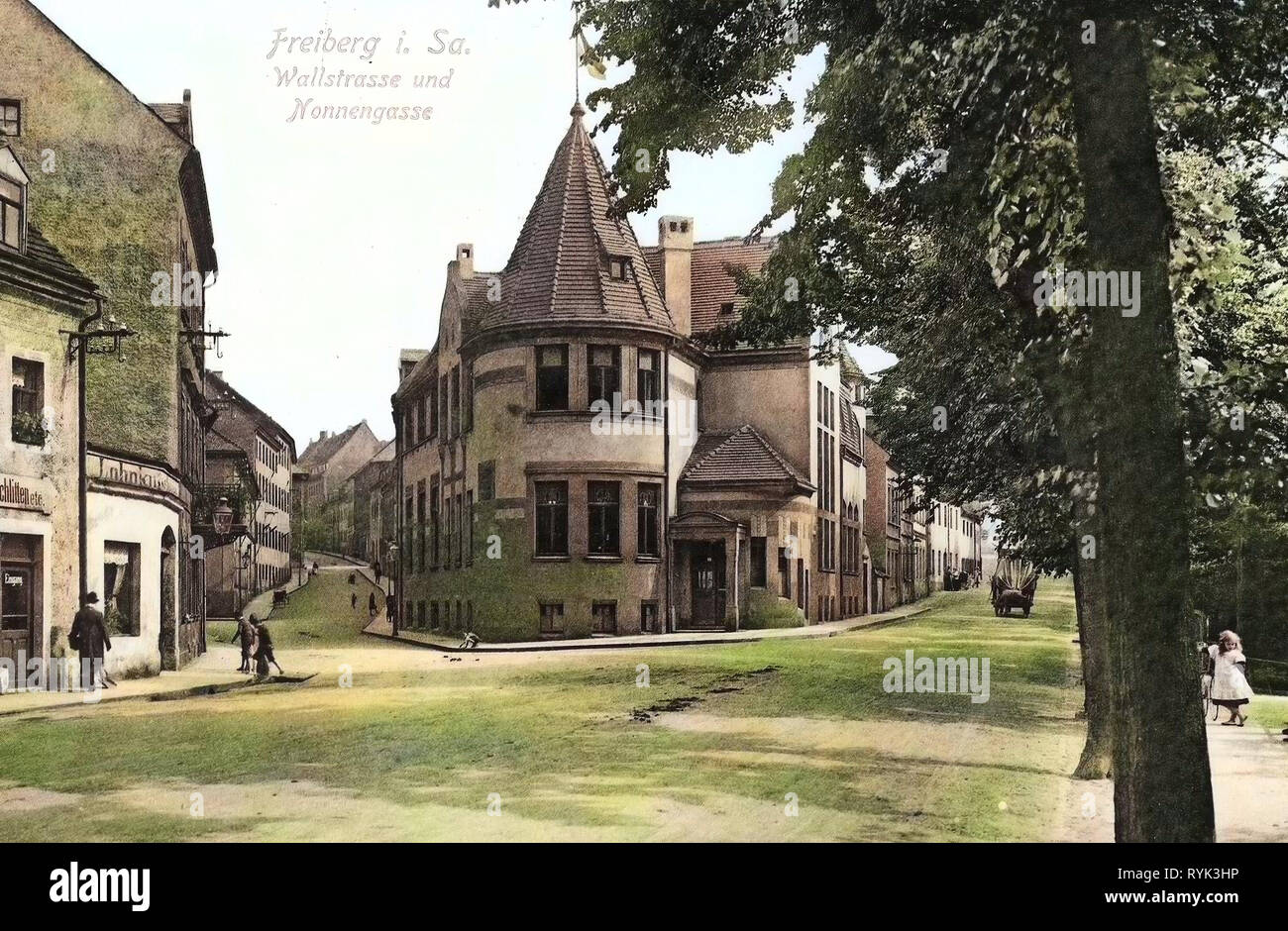 Buildings in Freiberg (Sachsen), 1914, Landkreis Mittelsachsen ...