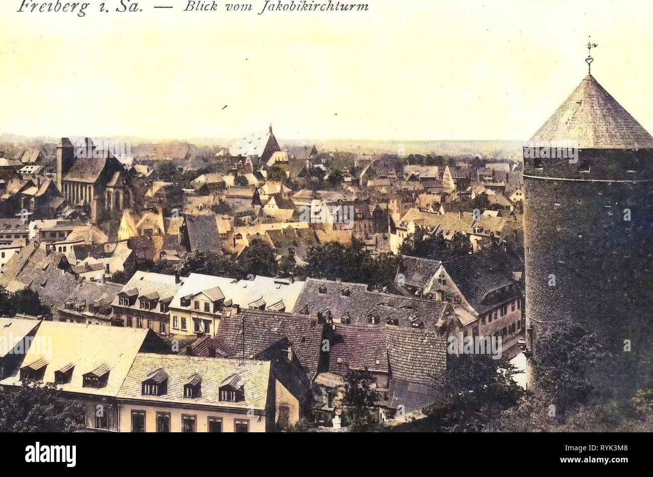 Freiberg vom jakobikirchturm hi-res stock photography and images - Alamy