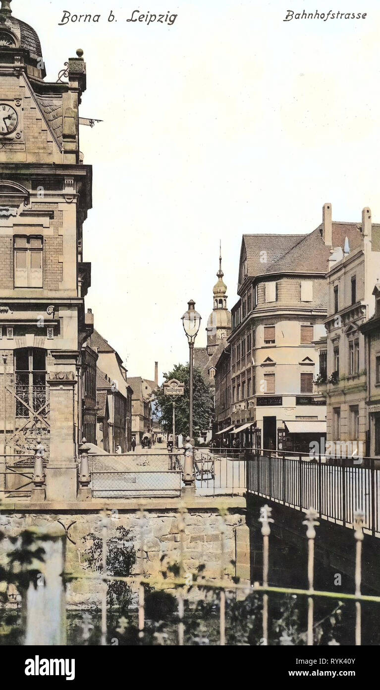 Bridges in Borna, Monochrome, bridges in Landkreis Leipzig, Post ...