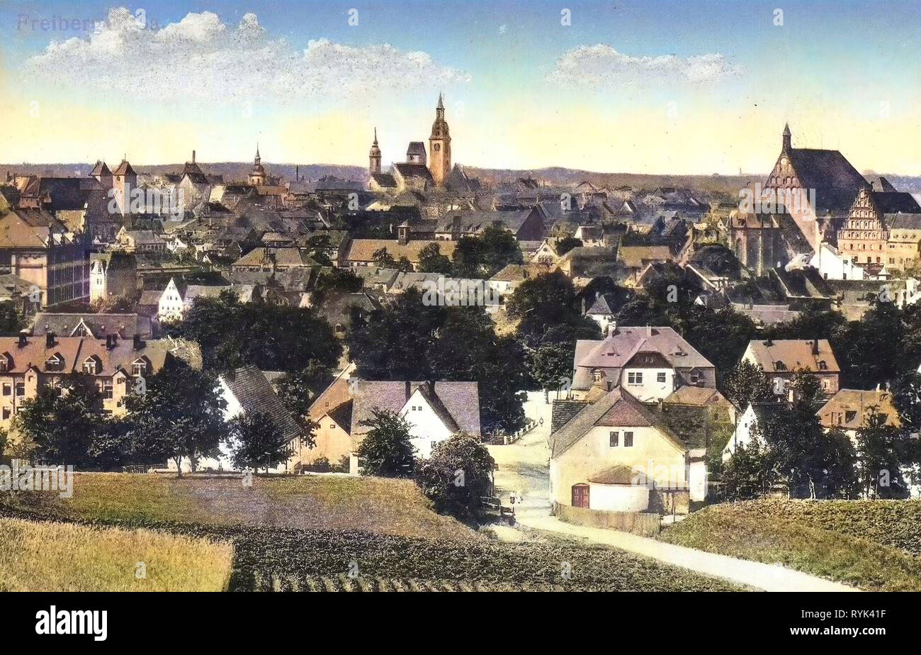 Buildings in Freiberg (Sachsen), Freiberger Dom, Churches in Freiberg ...