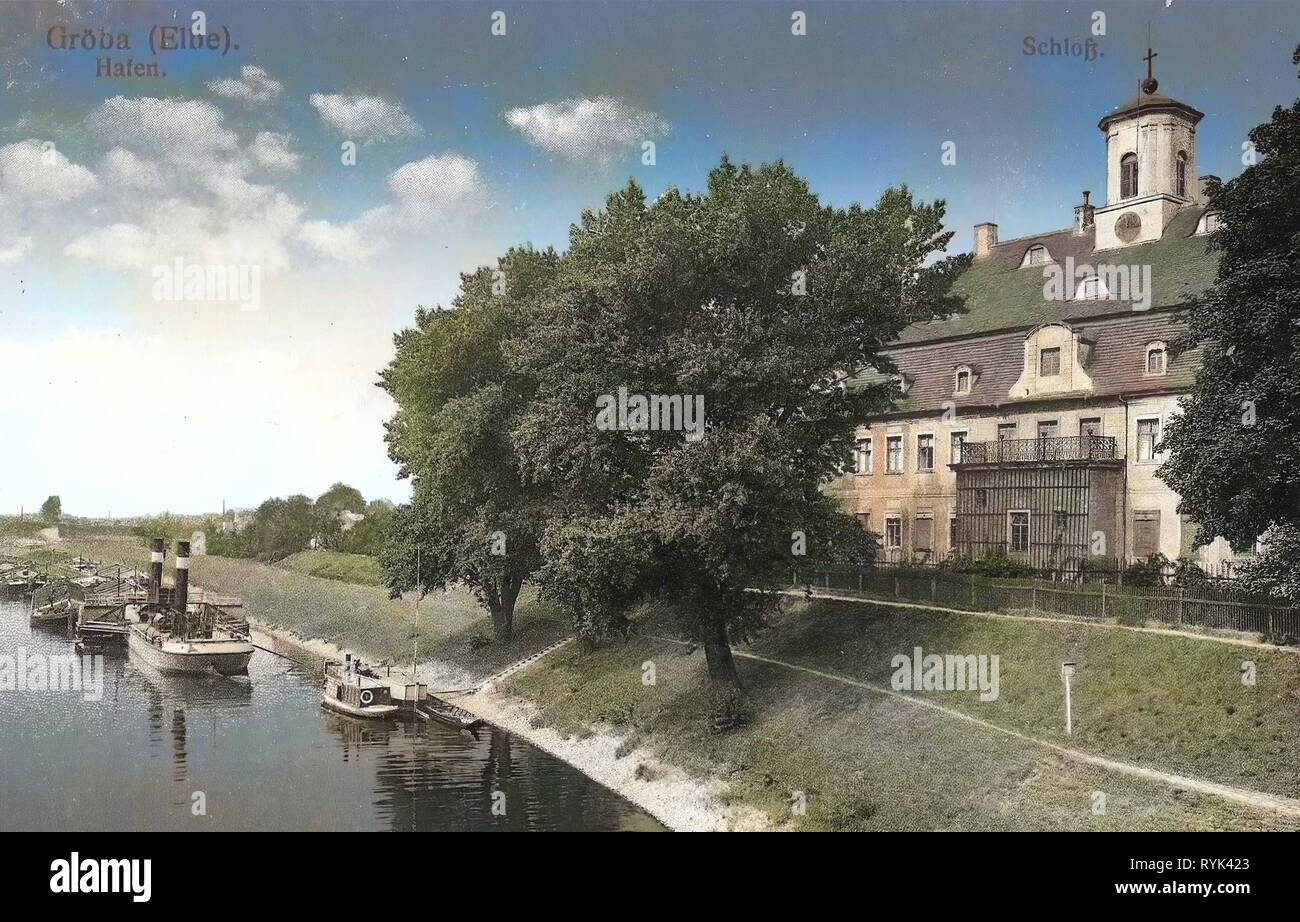 Riesa Hafen, Elbe in Riesa, Steamships of Germany, Schloss Gröba (Riesa ...