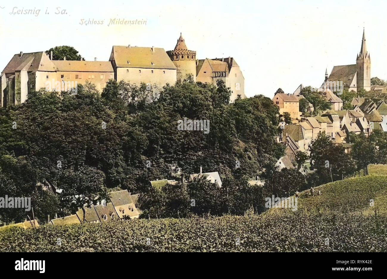 Burg Mildenstein, Churches in Leisnig, Buildings in Leisnig, 1914 ...