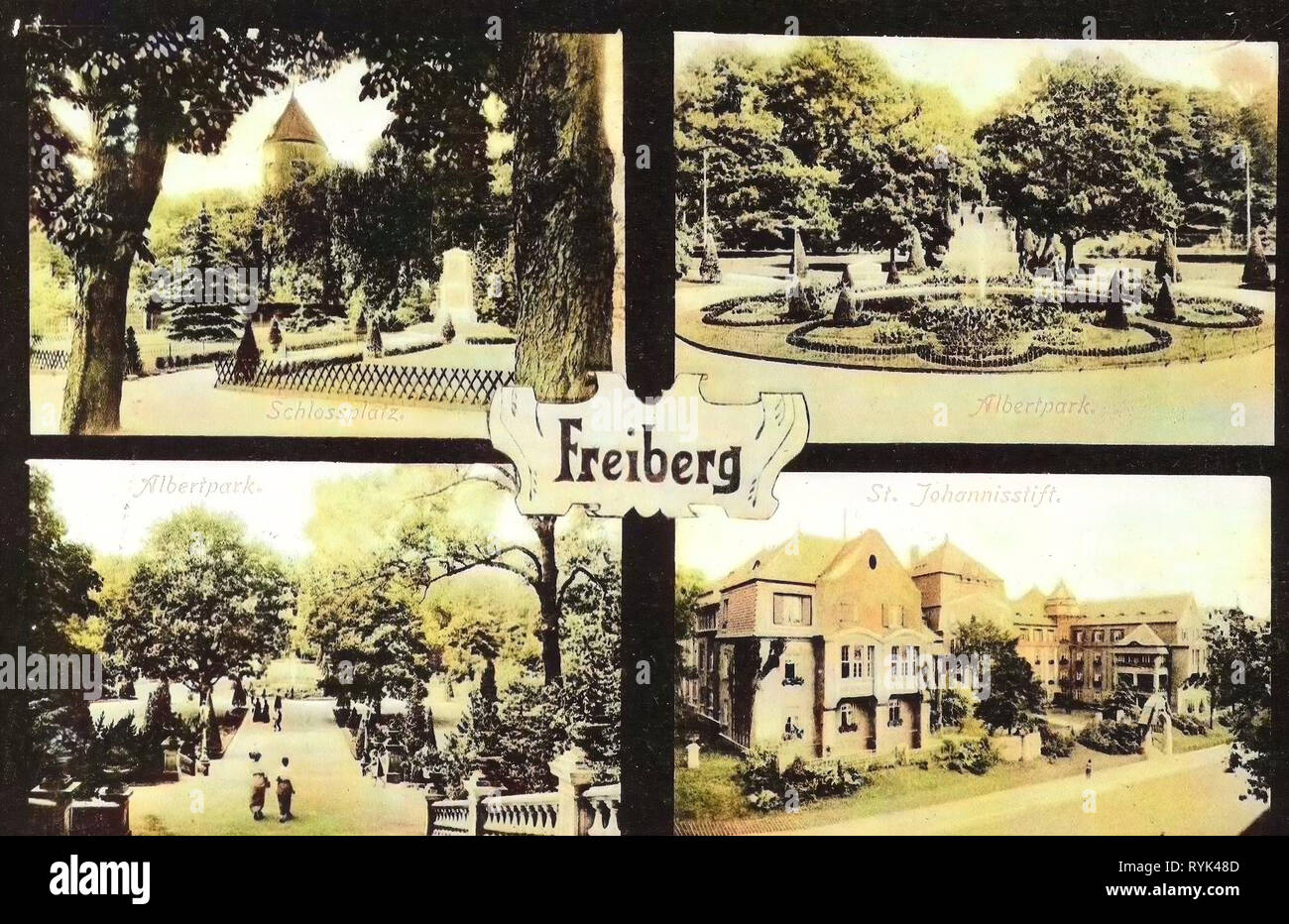 Buildings in Freiberg (Sachsen), Parks in Saxony, Fountains in Freiberg ...