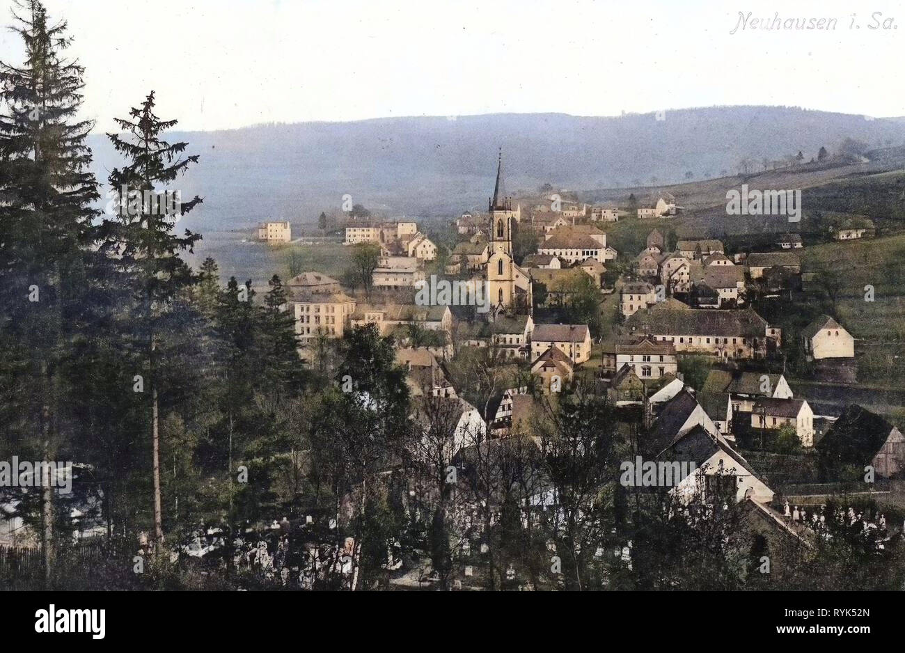 Buildings in Neuhausen/Erzgeb., Churches in Neuhausen/Erzgeb., 1915 ...
