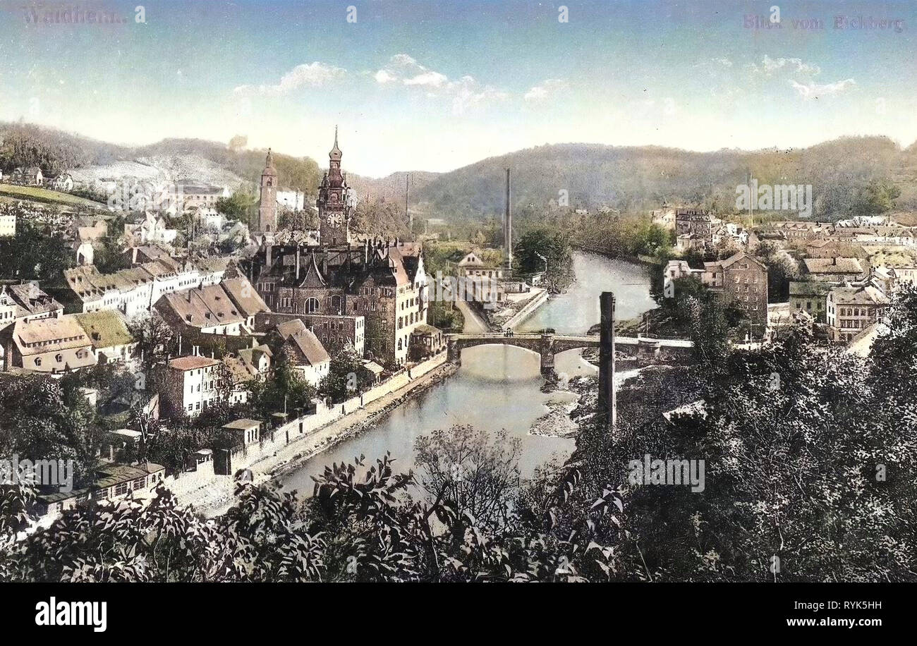 Rathaus Waldheim, Buildings in Waldheim, Bridges in Waldheim, Zschopau ...