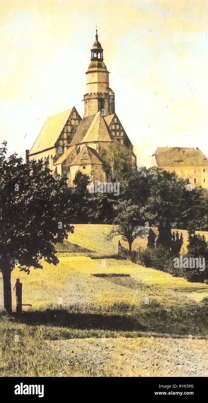 St.-Marien-Kirche (Kamenz), 1916, Landkreis Bautzen, Kamenz ...