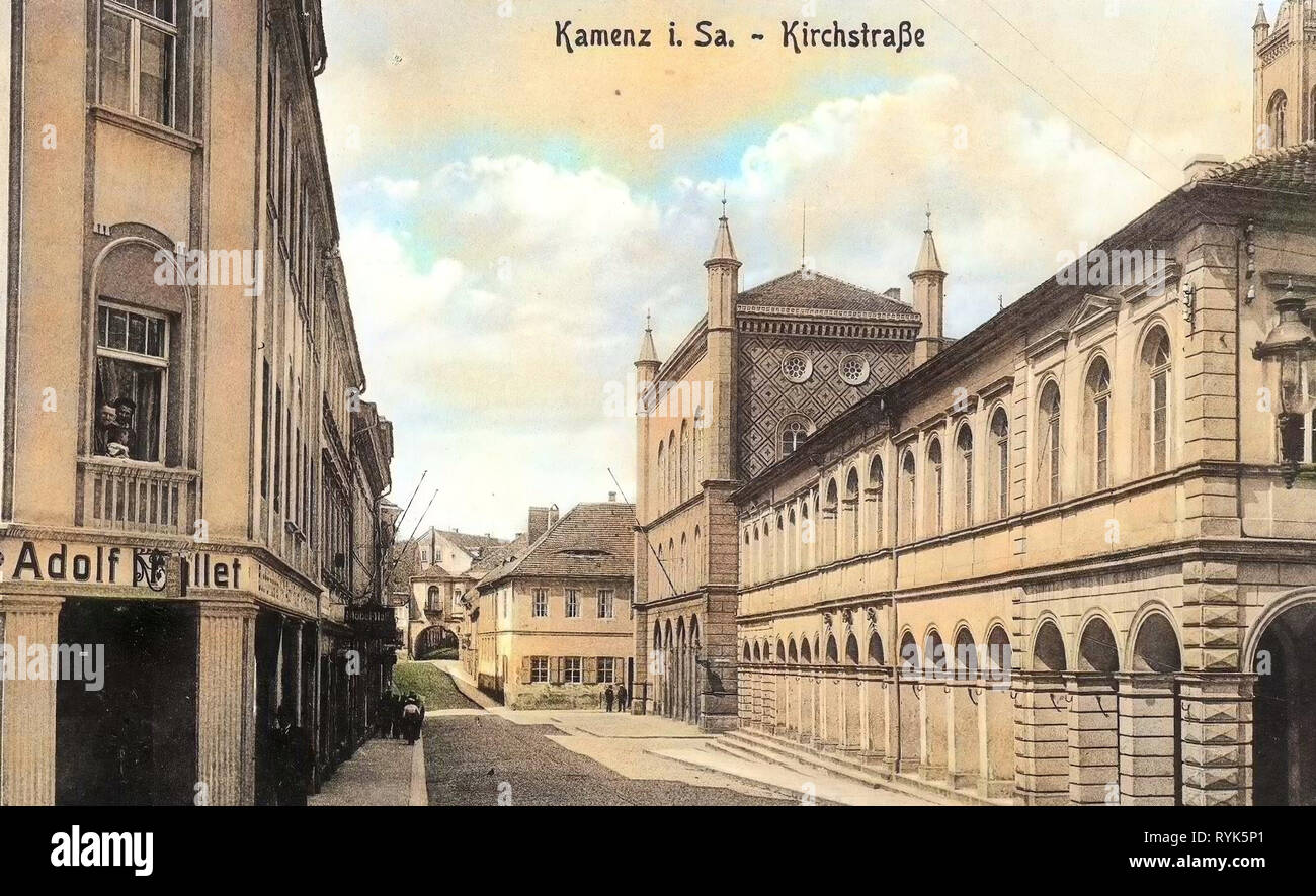 Buildings in Kamenz, 1916, Landkreis Bautzen, Fleischbänke (Kamenz ...