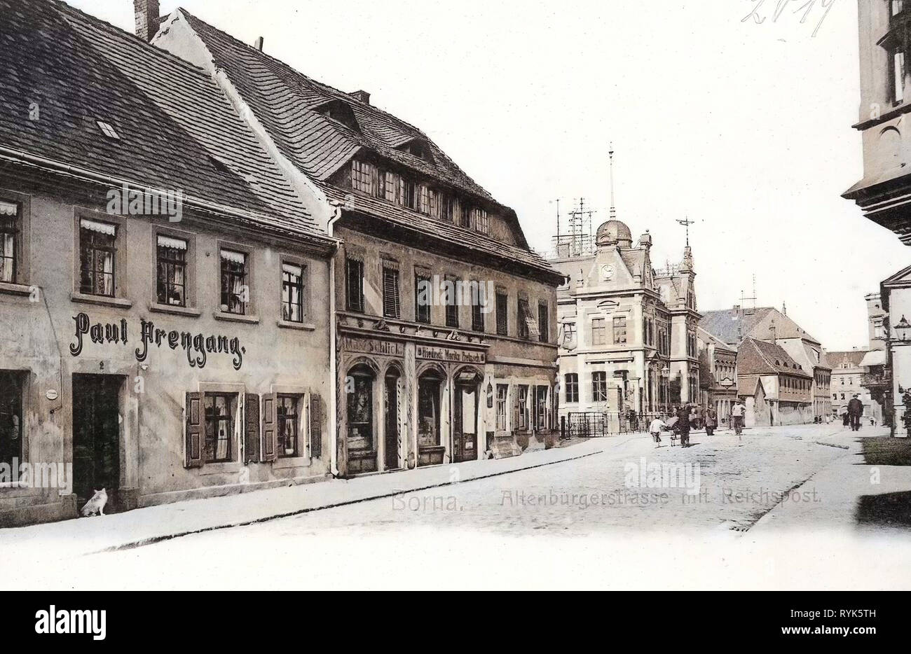 Buildings in Borna, Post offices in Landkreis Leipzig, 1901, Landkreis ...