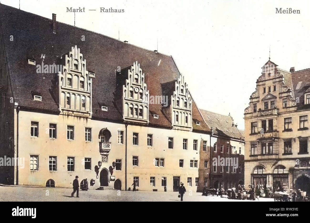 Town halls in Landkreis Meißen, Rathaus Meißen, Markt (Meißen ...