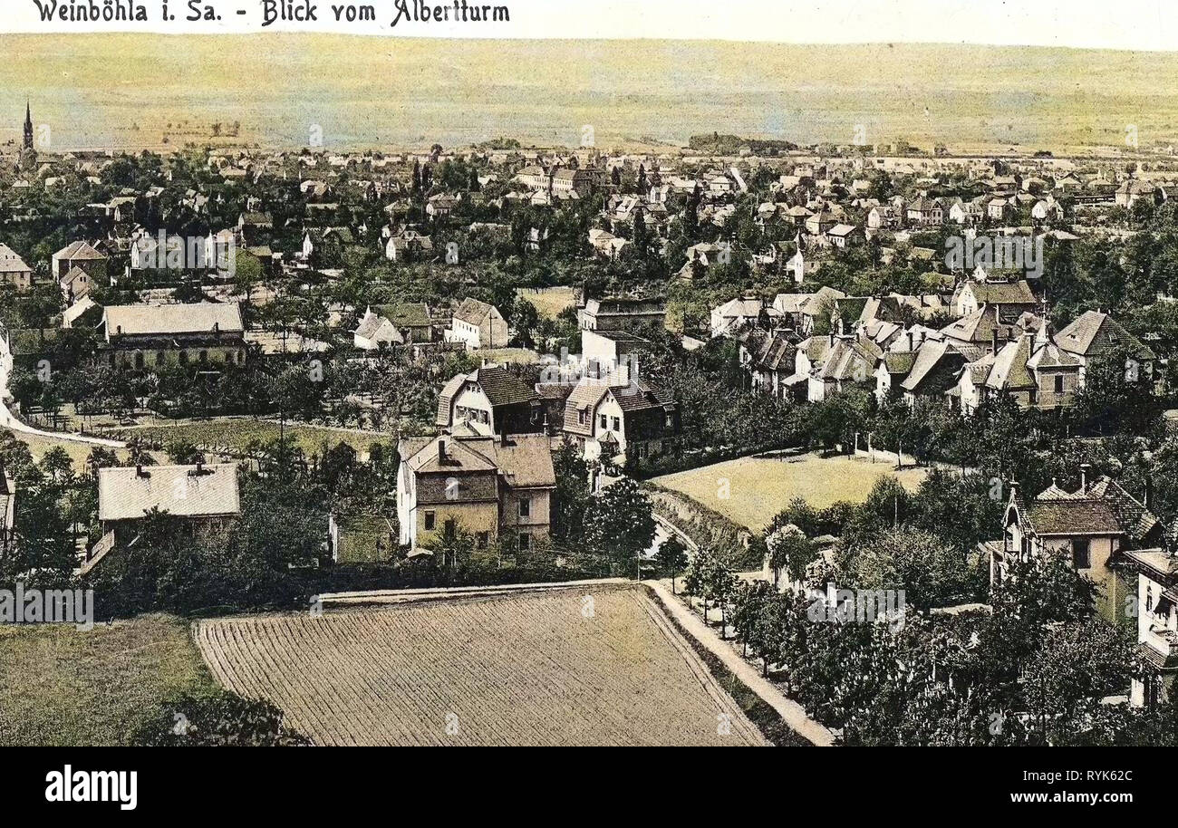 Buildings in Waldheim, 1917, Landkreis Mittelsachsen, Waldheim ...