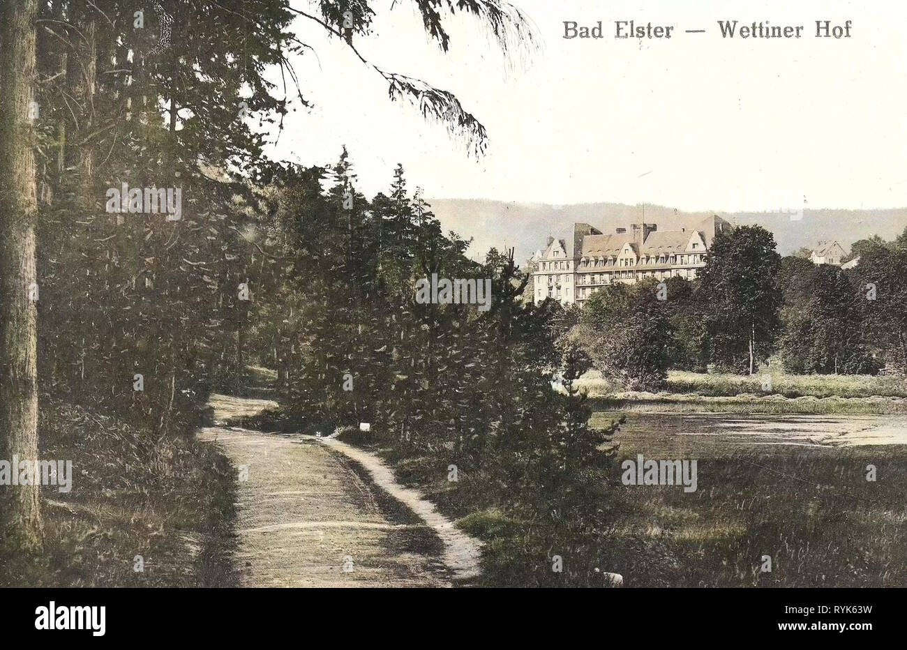 Buildings in Bad Elster, Hotels in Saxony, 1917, Vogtlandkreis, Bad ...