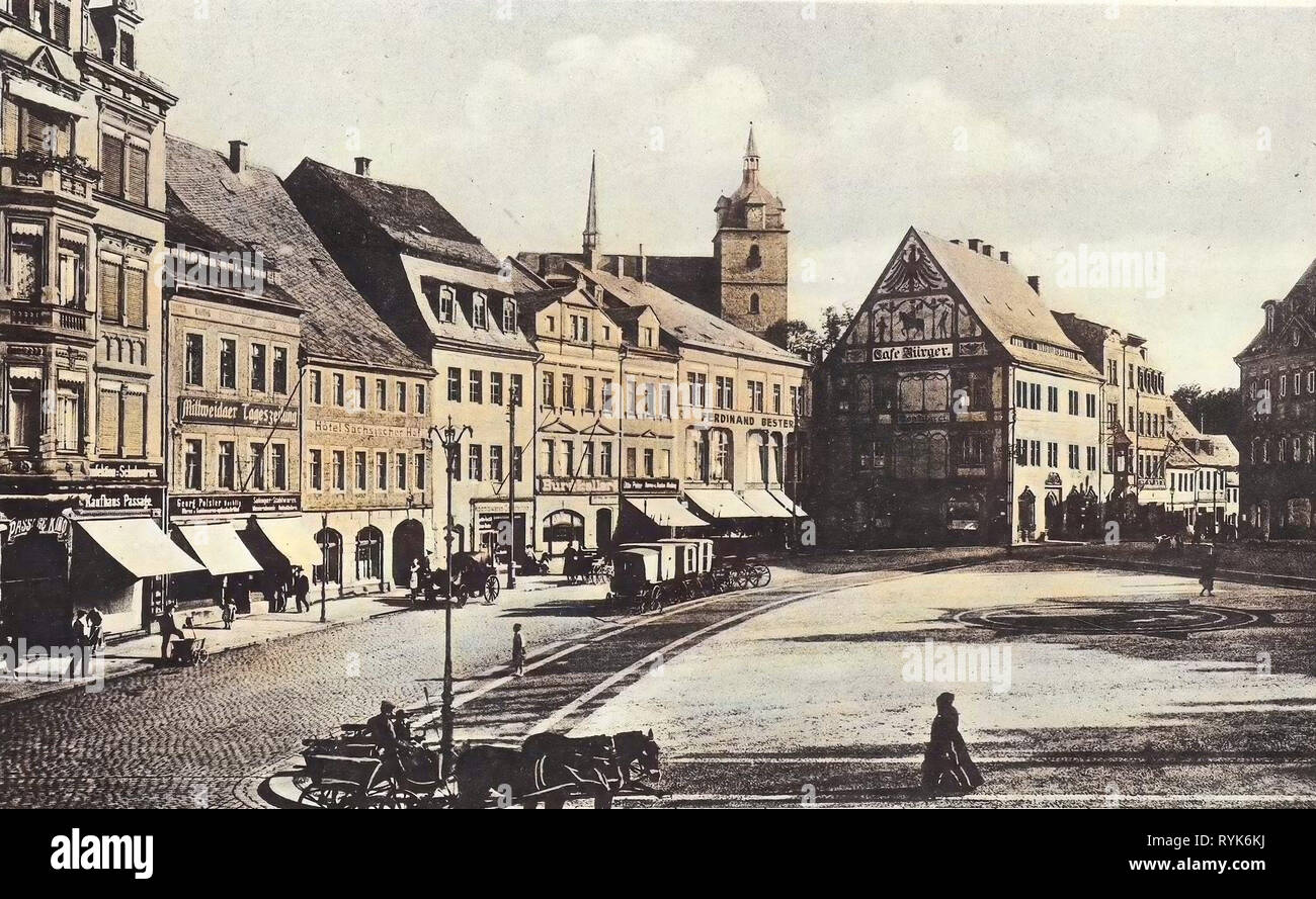 Markt (Mittweida), Buildings in Mittweida, Churches in Mittweida, Horse ...