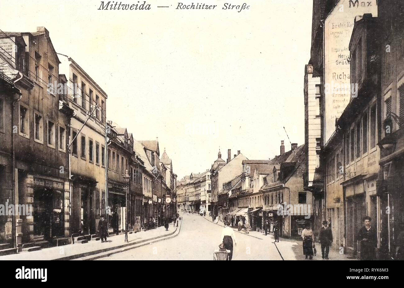 Buildings in Mittweida, 1918, Landkreis Mittelsachsen, Mittweida ...