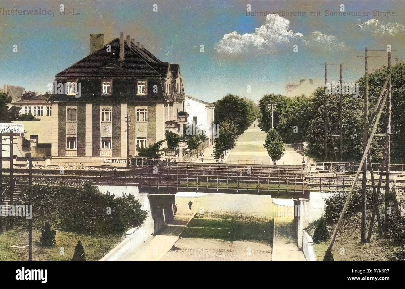 Buildings in Finsterwalde, Railway bridges in Brandenburg, 1918 ...