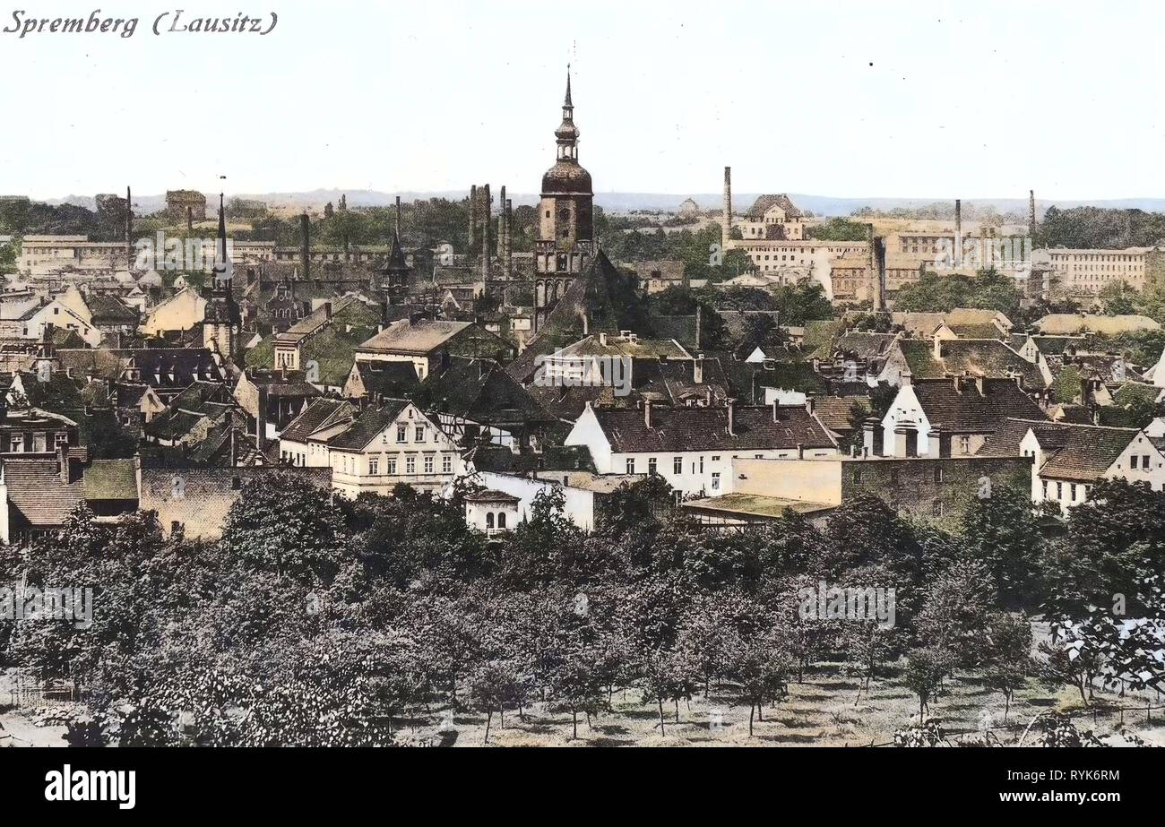 Buildings in Spremberg, Churches in Spremberg, 1918, Brandenburg ...
