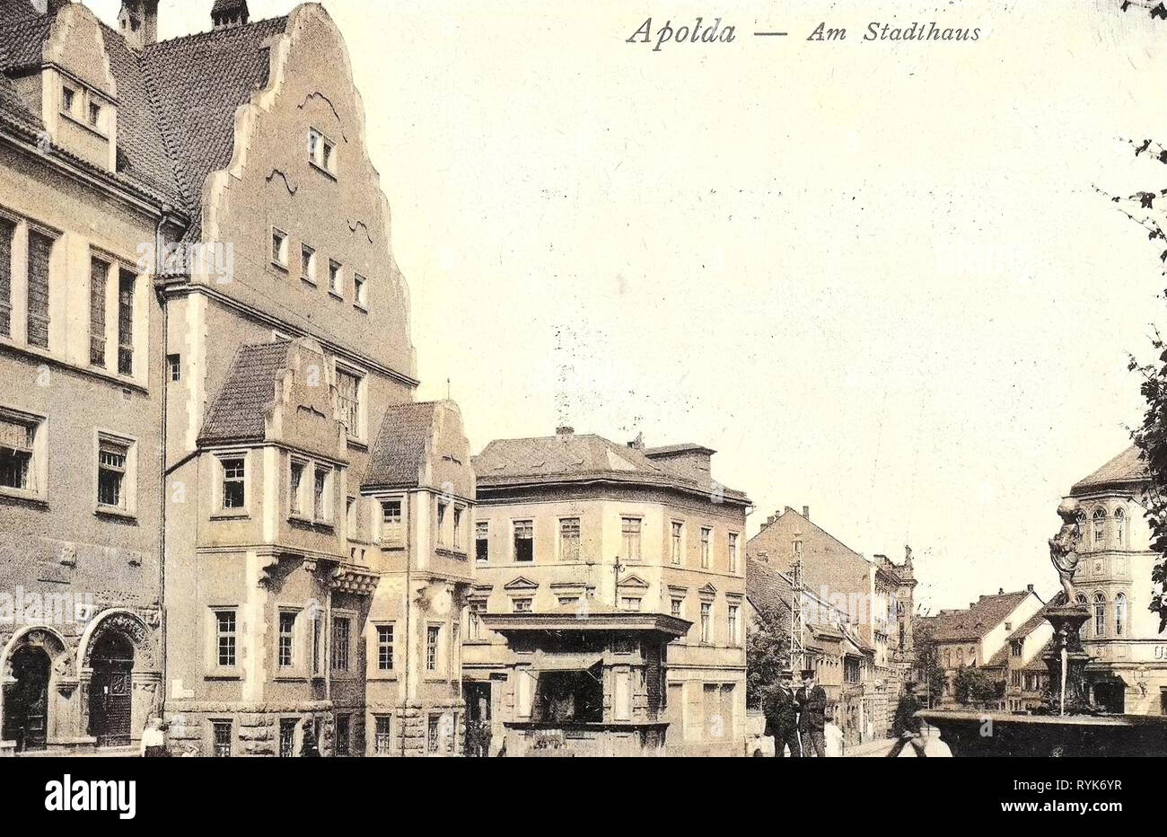 Buildings in Apolda, Water wells in Thuringia, Kiosks in Germany, 1918 ...