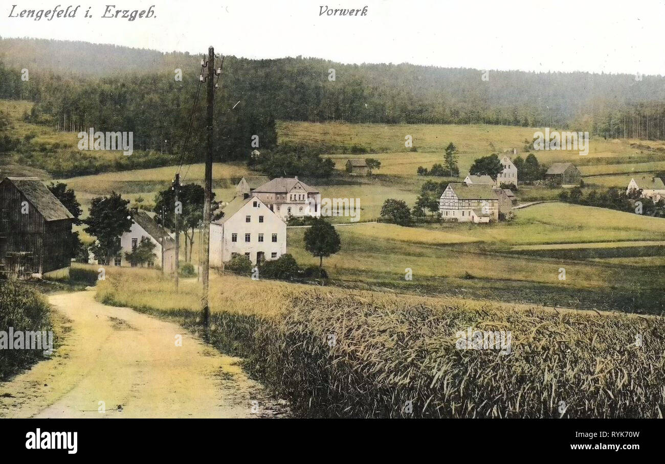Buildings in Erzgebirgskreis, Pockau-Lengefeld, 1918, Erzgebirgskreis ...