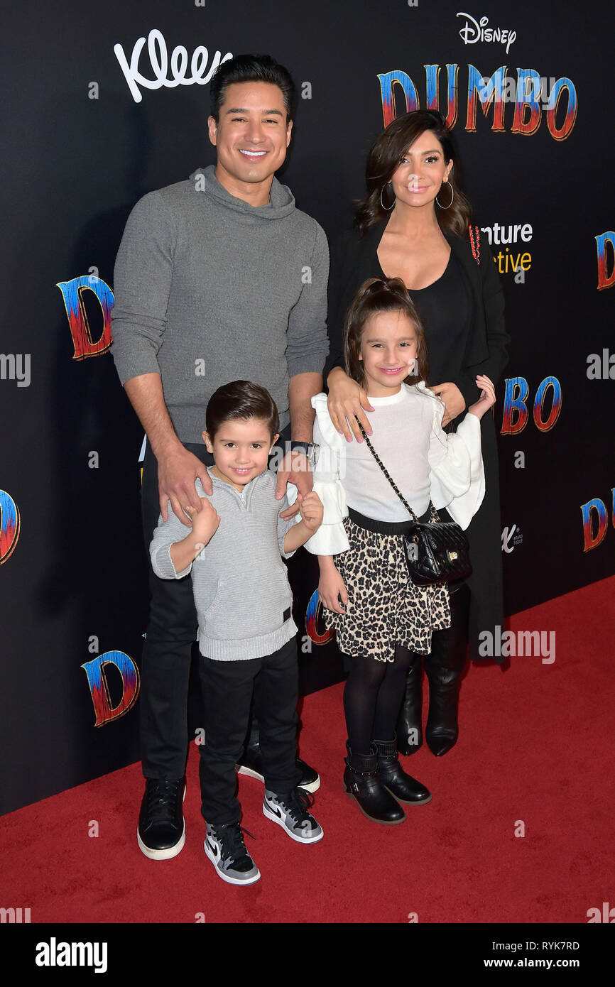 Mario Lopez, his wife Courtney Laine Mazza and their children Dominic ...