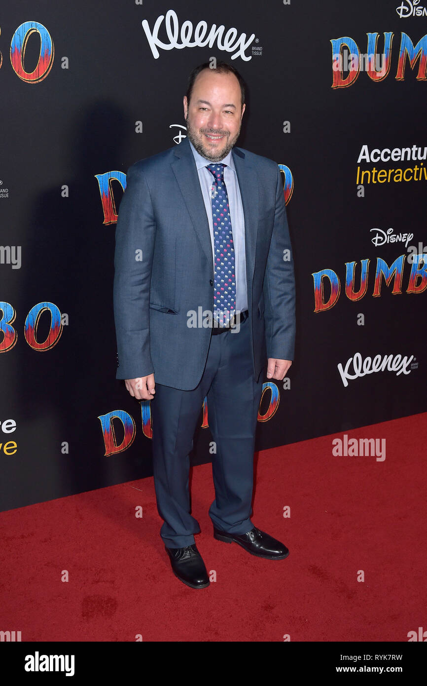 Derek Frey attending the world premiere of 'Dumbo' at the El Capitan ...