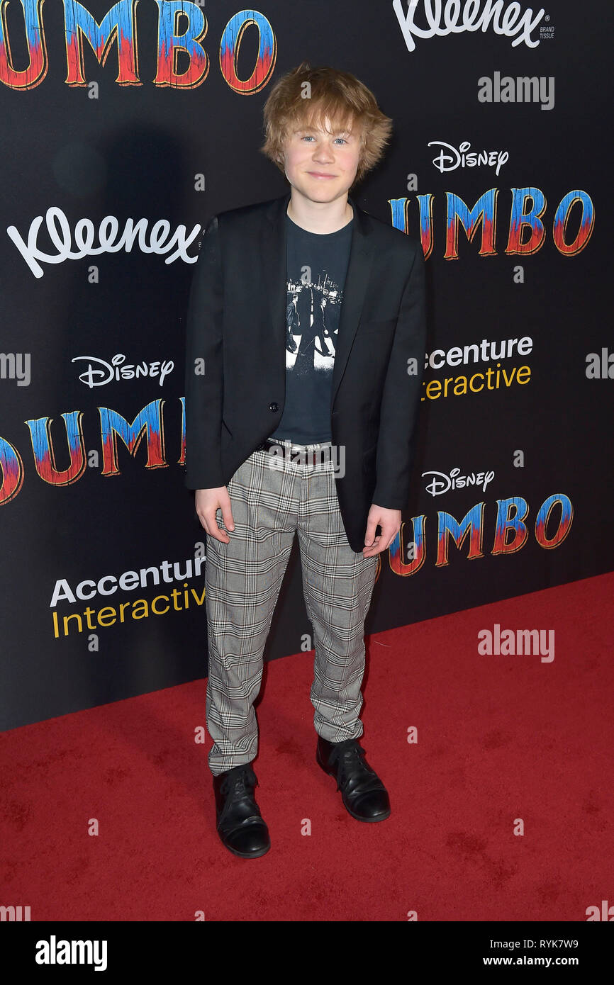 Casey Simpson attending the world premiere of 'Dumbo' at the El Capitan ...