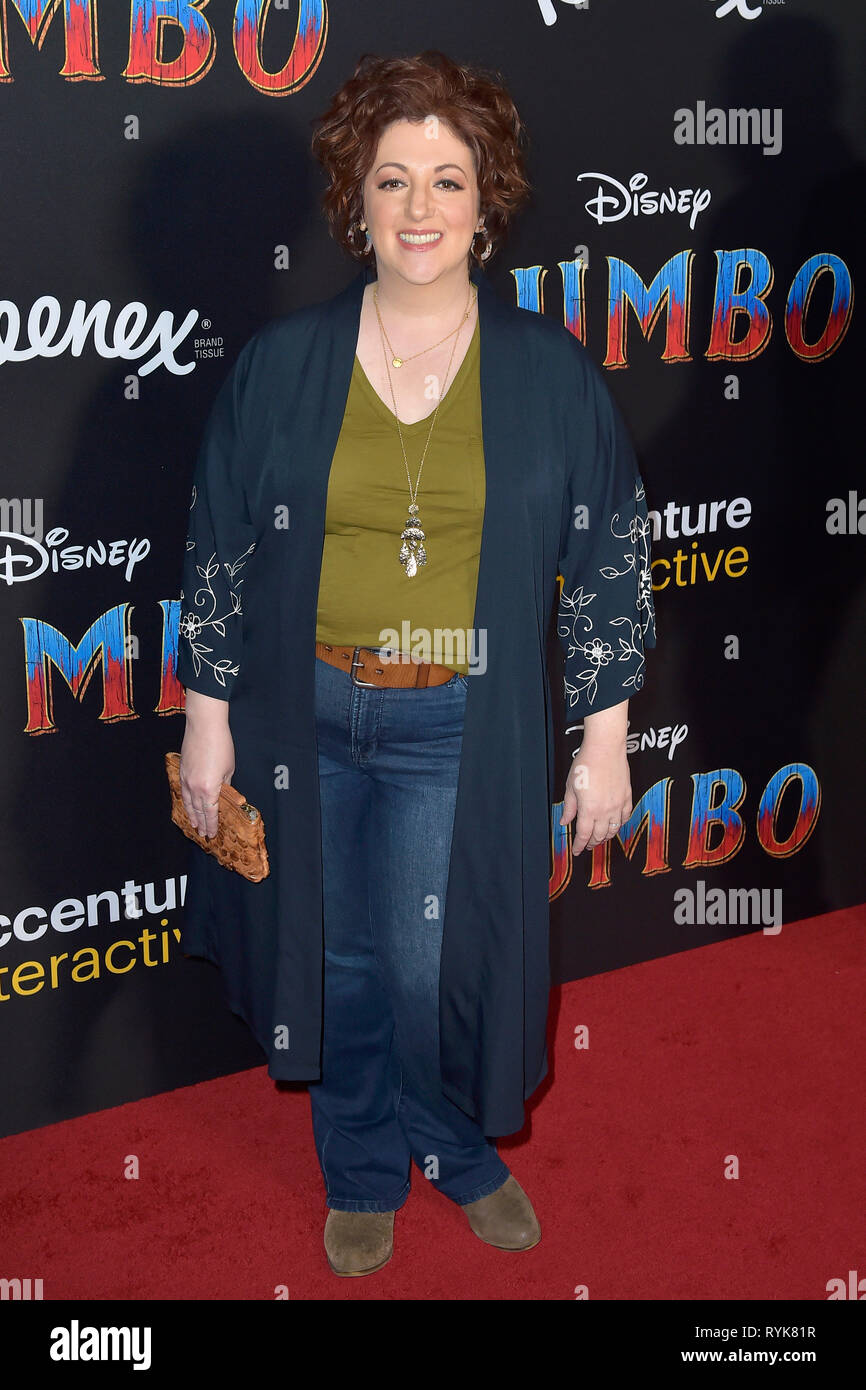 Rebecca Metz attending the world premiere of 'Dumbo' at the El Capitan ...
