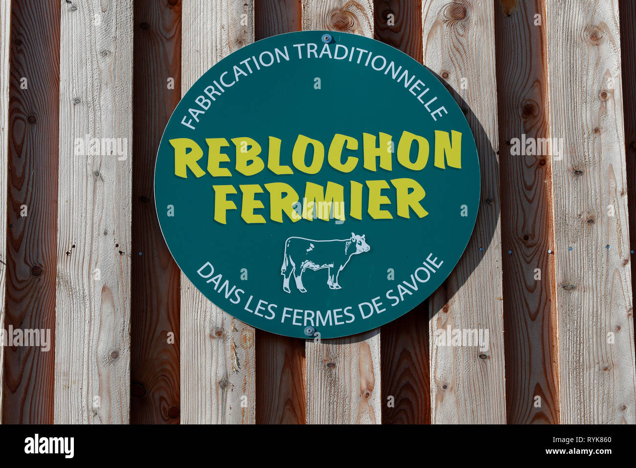 Traditional cheese factory. Reblochon, French Cheese from Savoie ...