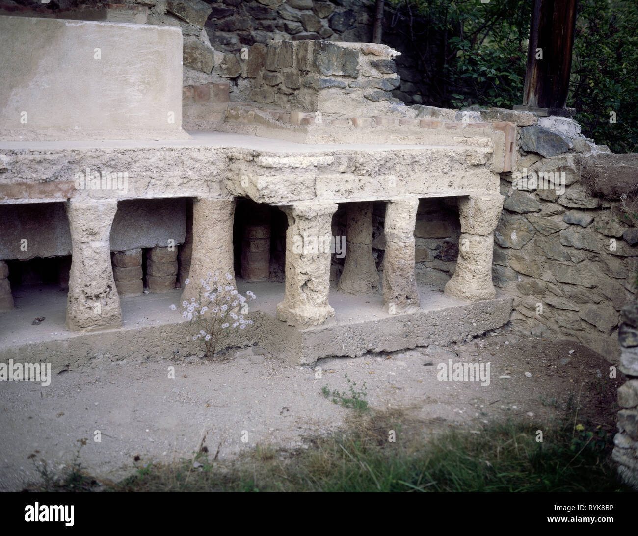 ancient world, accommodation, hypocaust (heater), circa 1st century AD ...