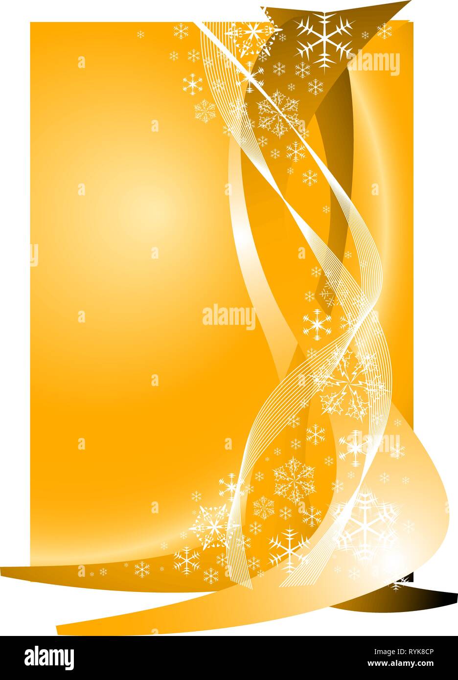 Golden christmas background with place for your text Stock Vector Image ...