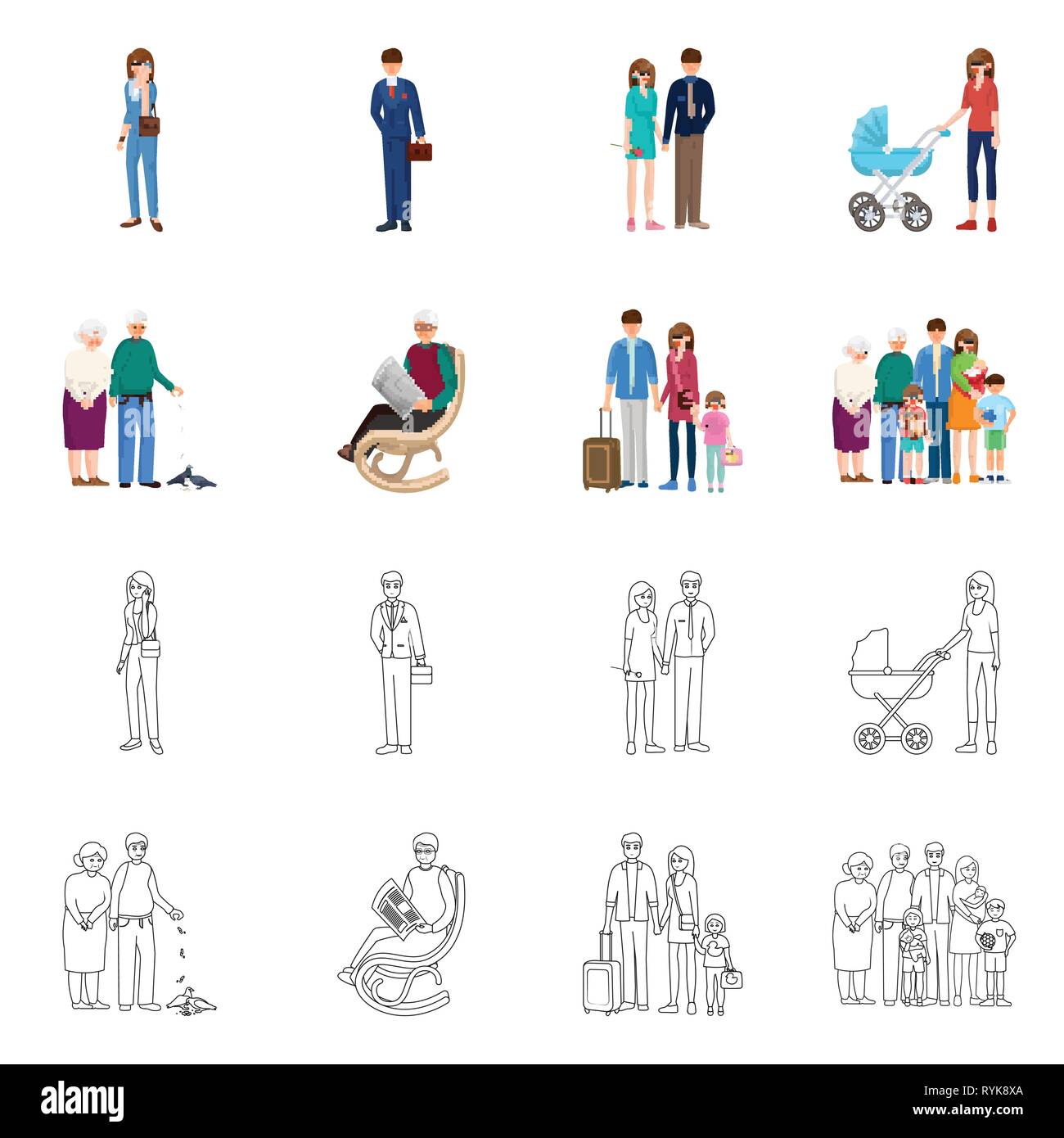 woman,man,couple,mother,grandparents,grandfather,mom,relatives,business ...