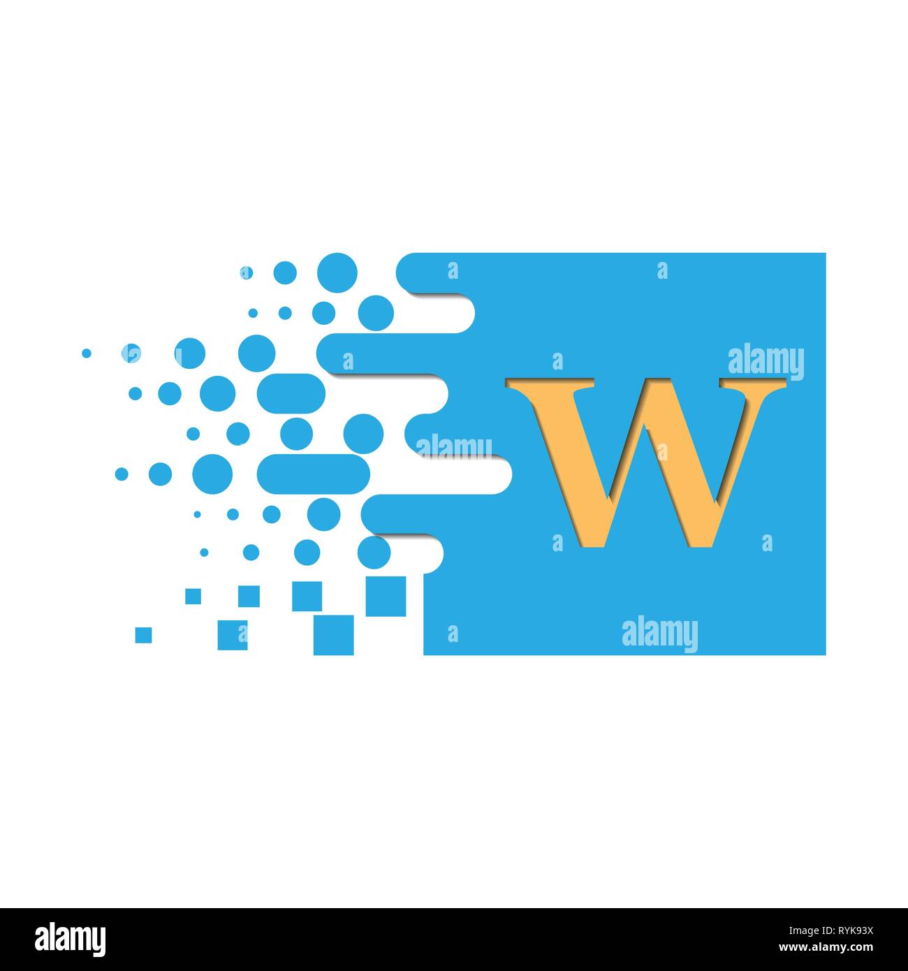 Block w Stock Vector Images - Alamy