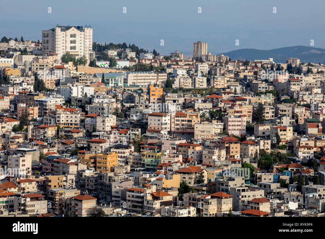 Nazareth city, Galilee, israel Stock Photo - Alamy