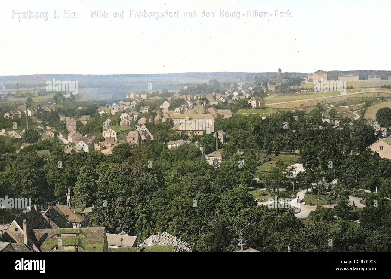 Albert Park, Freiberg (Sachsen), Buildings in Freiberg (Sachsen), 1912 ...