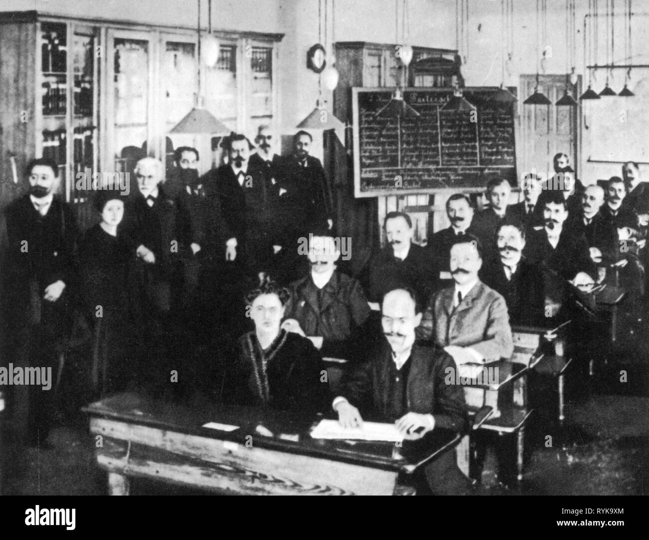 Historic german school class hi-res stock photography and images - Alamy