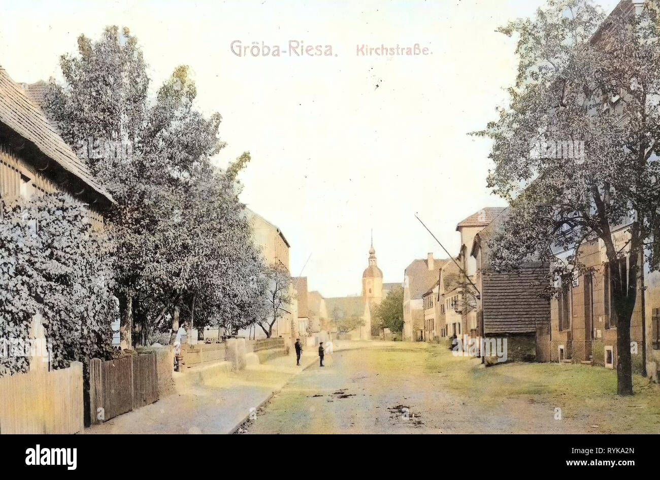 Buildings in Riesa, Churches in Riesa, 1912, Landkreis Meißen, Gröba ...
