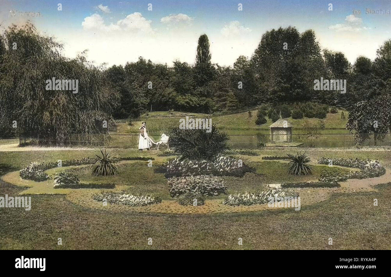 Parks in Saxony, Duck houses in Germany, Baby cars in 1910s, 1912 ...