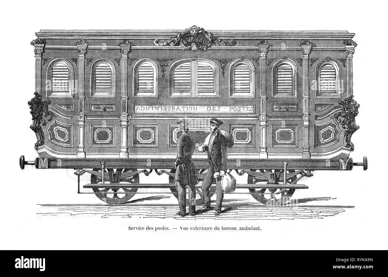 Historical railway mail car hi-res stock photography and images - Alamy