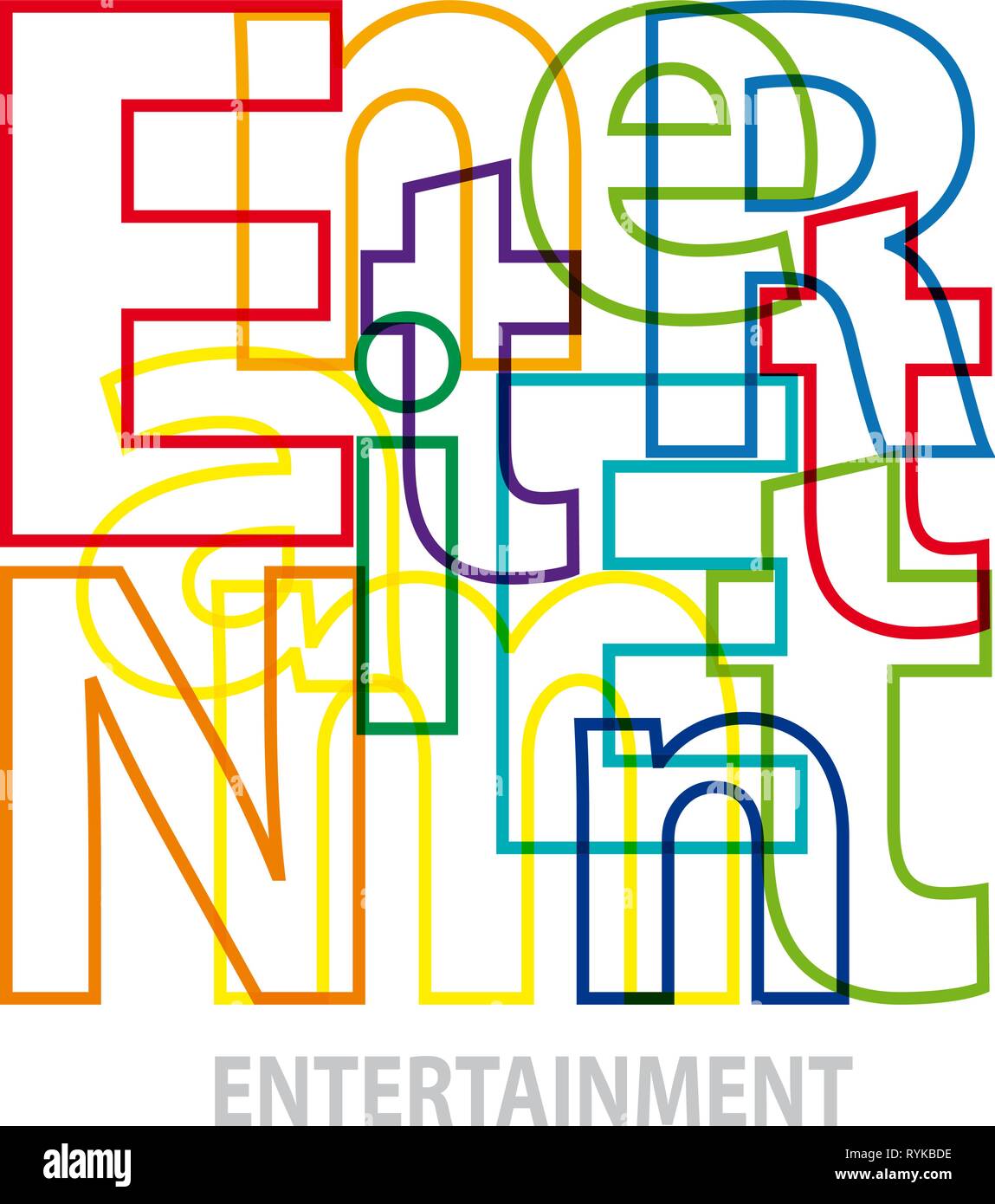 Example entertainment Stock Vector Images - Alamy