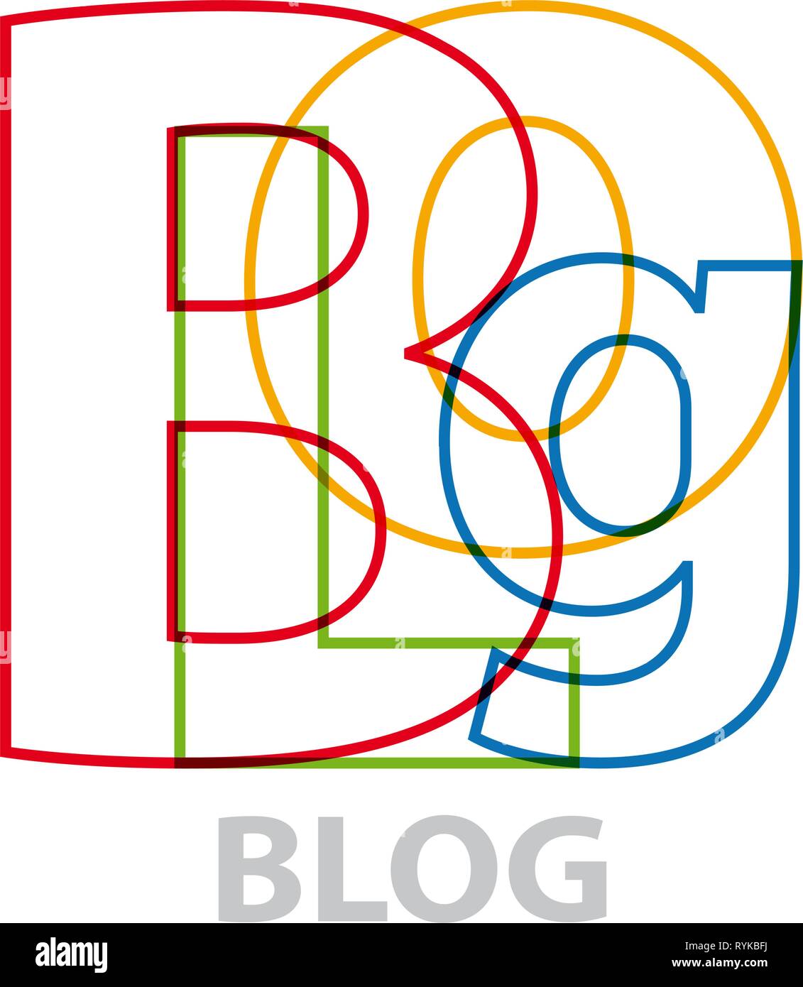 Blog text Stock Vector Images - Alamy