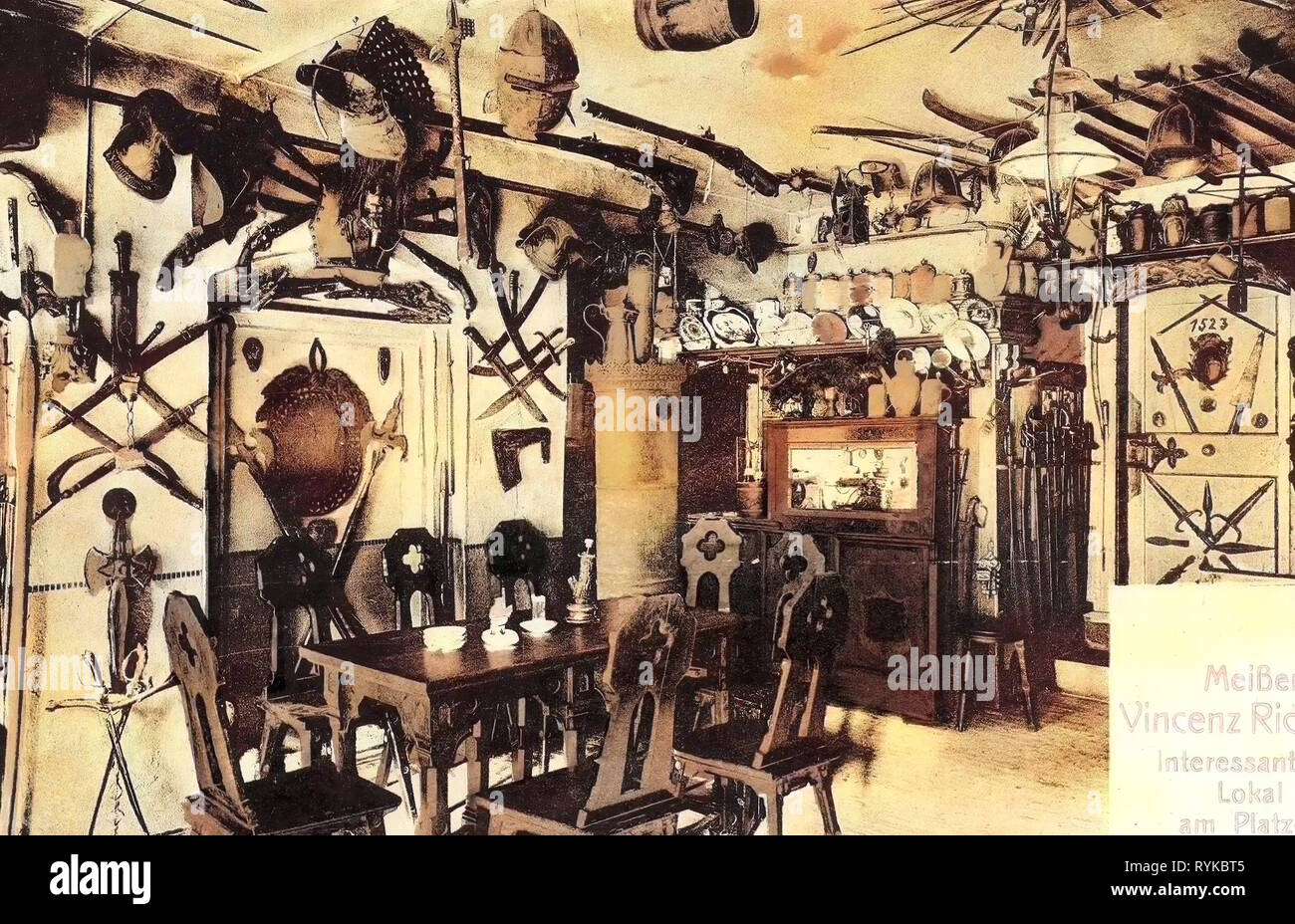 Weingut Vincenz Richter, Weapons of Germany, 1912, Meißen, Vincenz ...