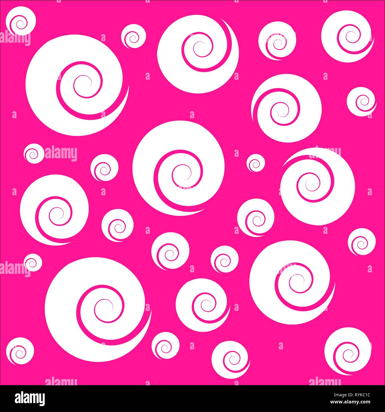 Abstract background with curly in rotation. Vector illustration Stock ...
