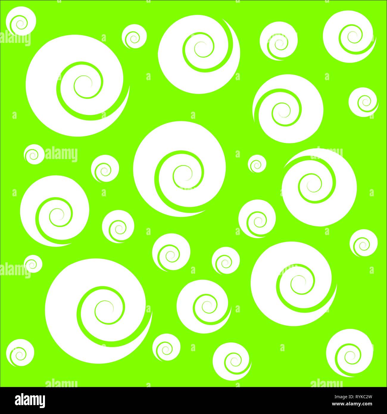 Abstract background with curly in rotation. Vector illustration Stock ...