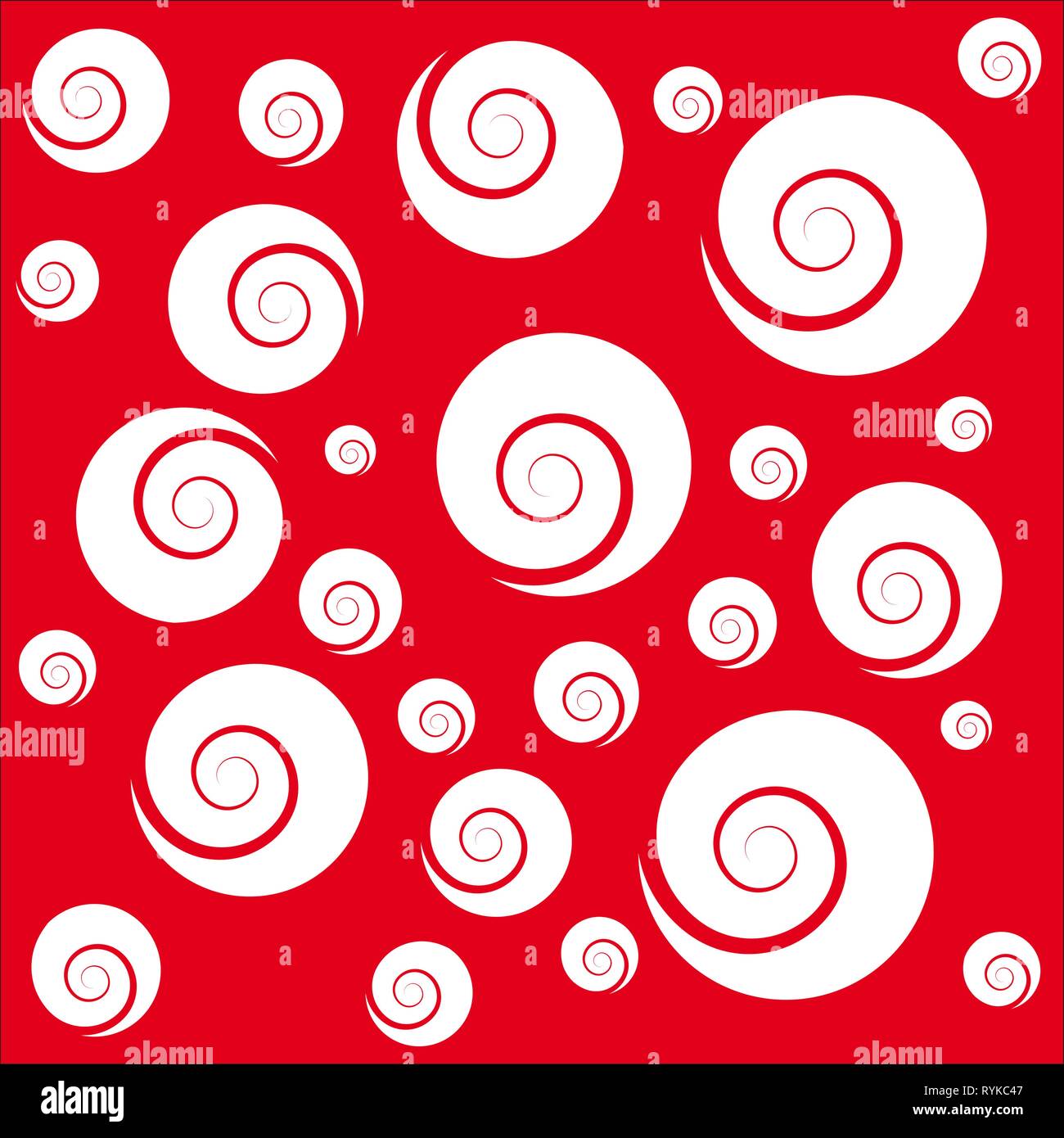 Abstract background with curly in rotation. Vector illustration Stock ...