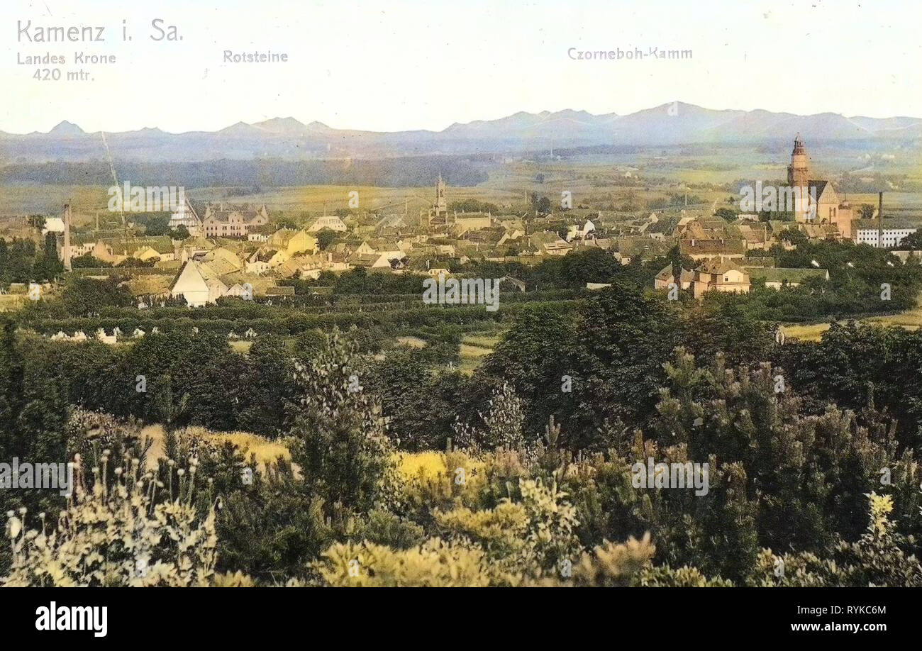 Rotstein, Churches in Kamenz, Buildings in Kamenz, Czorneboh ...