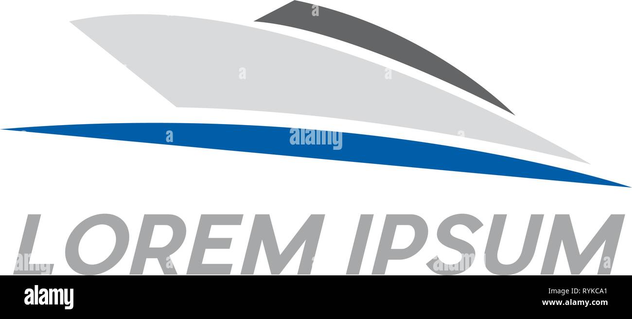 Vector logo motorboat, nautical concept Stock Vector Image & Art - Alamy