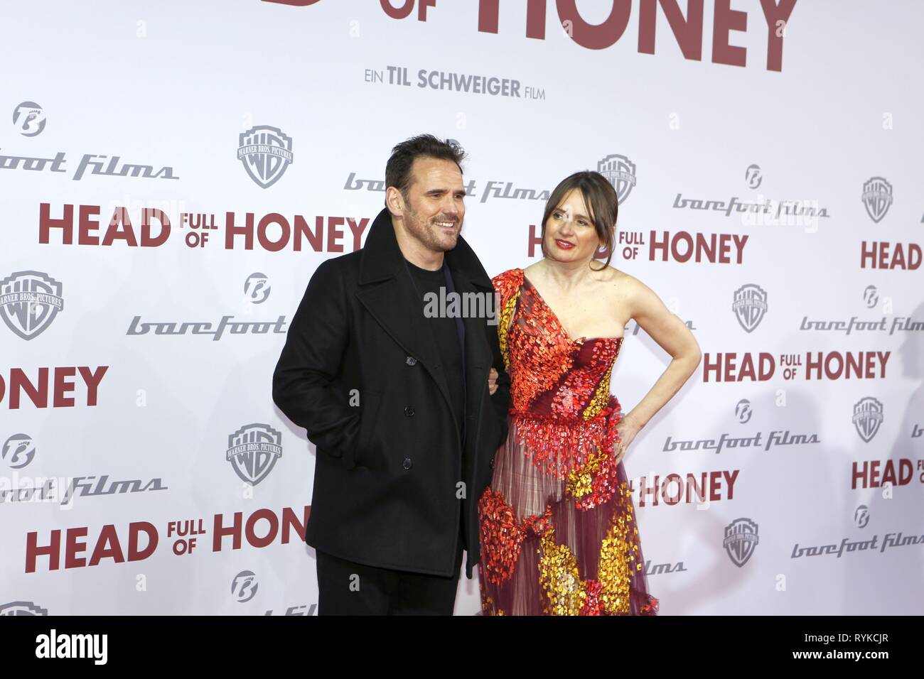 Berlin-Charlottenburg: The photo shows the actors Matt Dillon and Emily ...