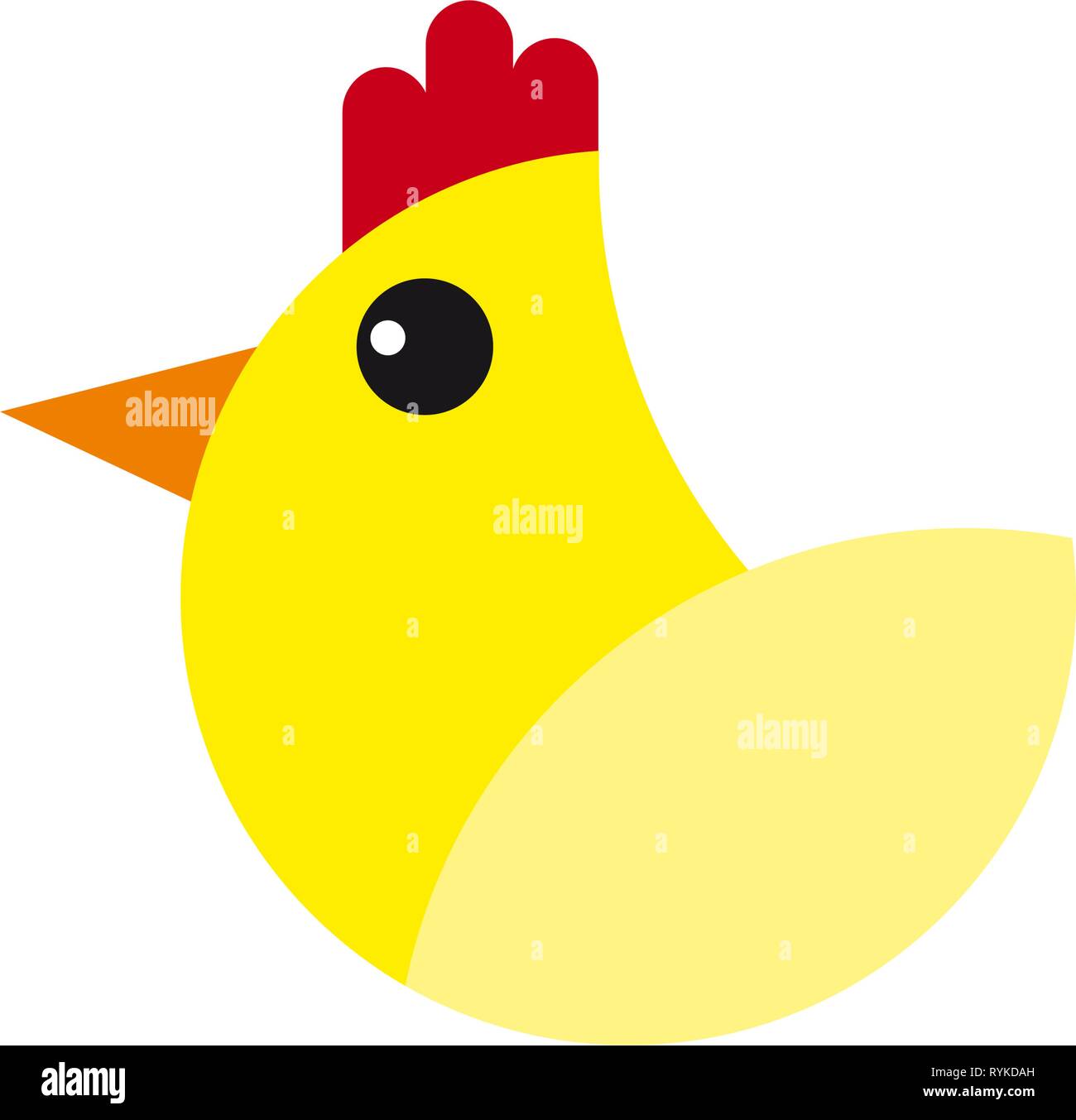 Baby chick icon vector vectors hi-res stock photography and images - Alamy