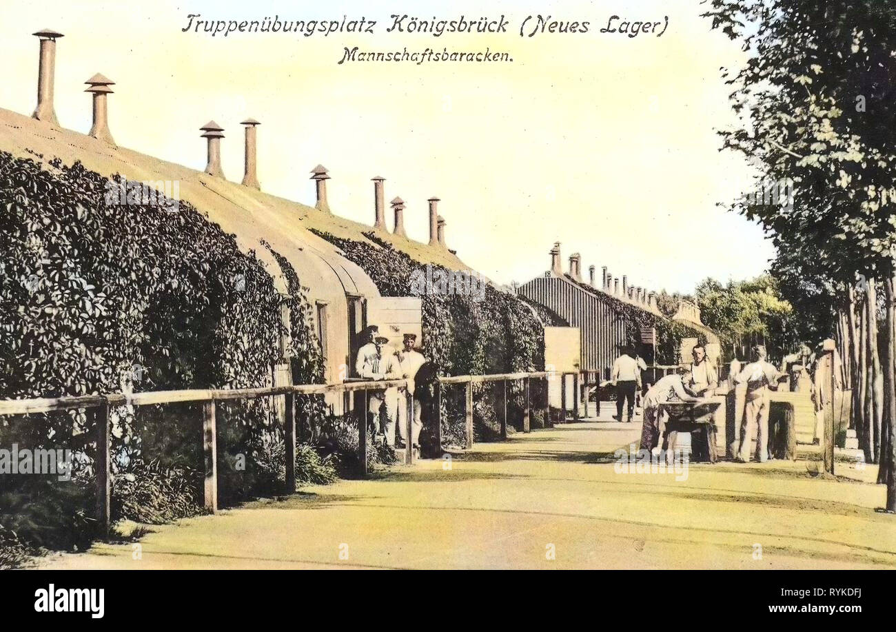 Military training grounds of Germany, Corrugated iron buildings in ...