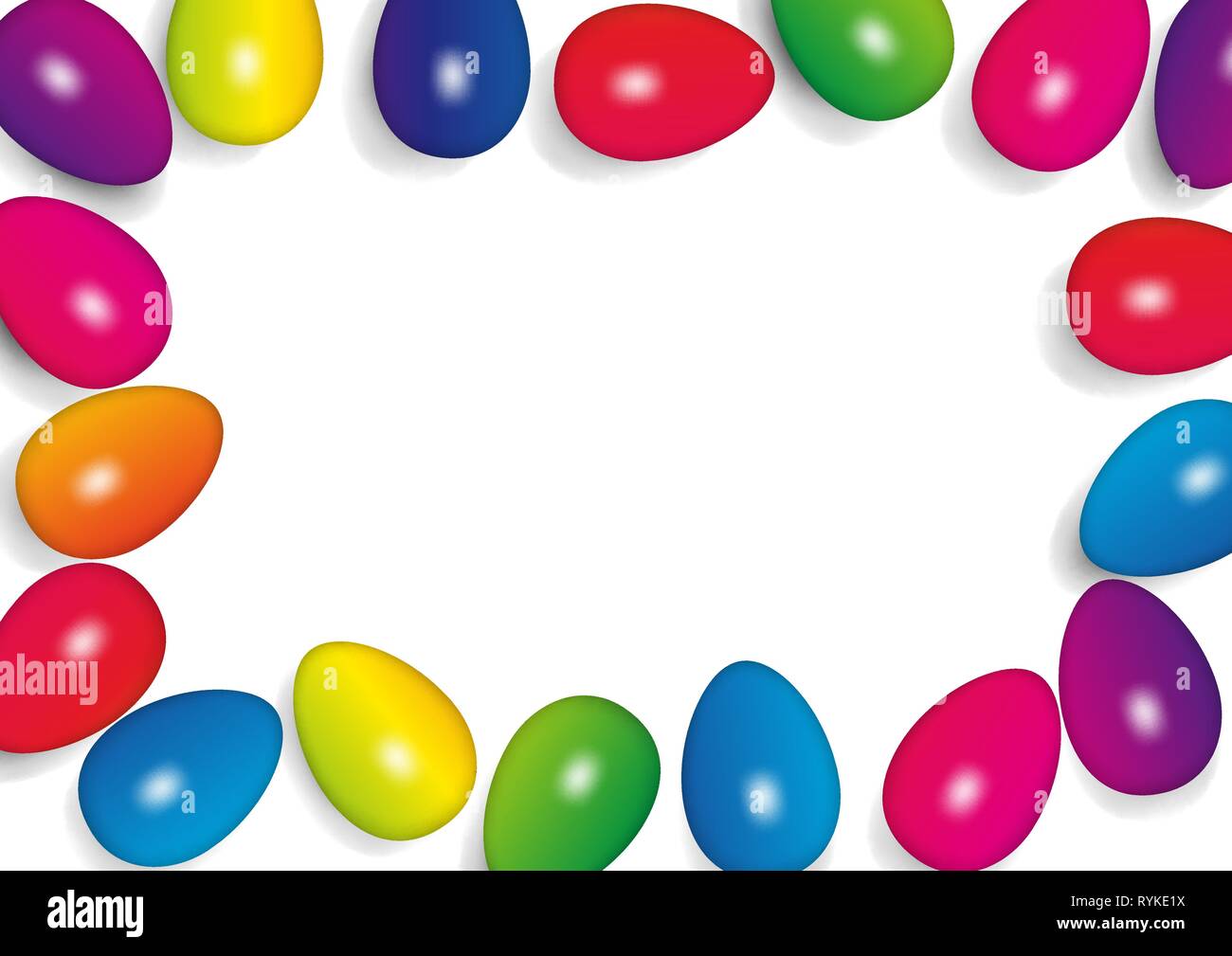 Eggs with rainbow colors hi-res stock photography and images - Alamy